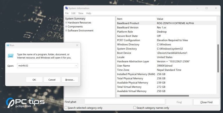 How To Check PC Specs