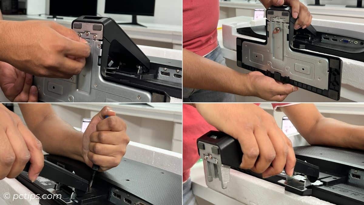 How to Remove Monitor Stand Easily