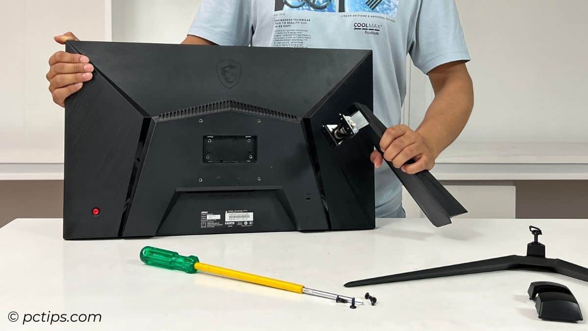 How to Remove Monitor Stand Easily