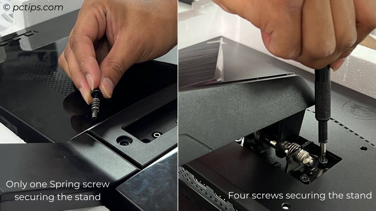 How to Remove Monitor Stand Easily