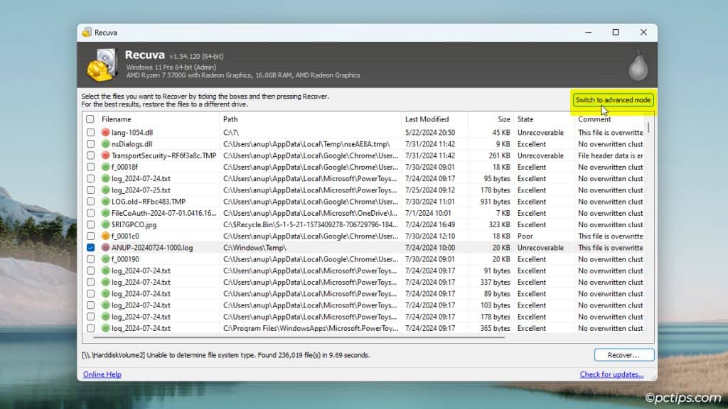 Recover Lost Files In Seconds With Recuva