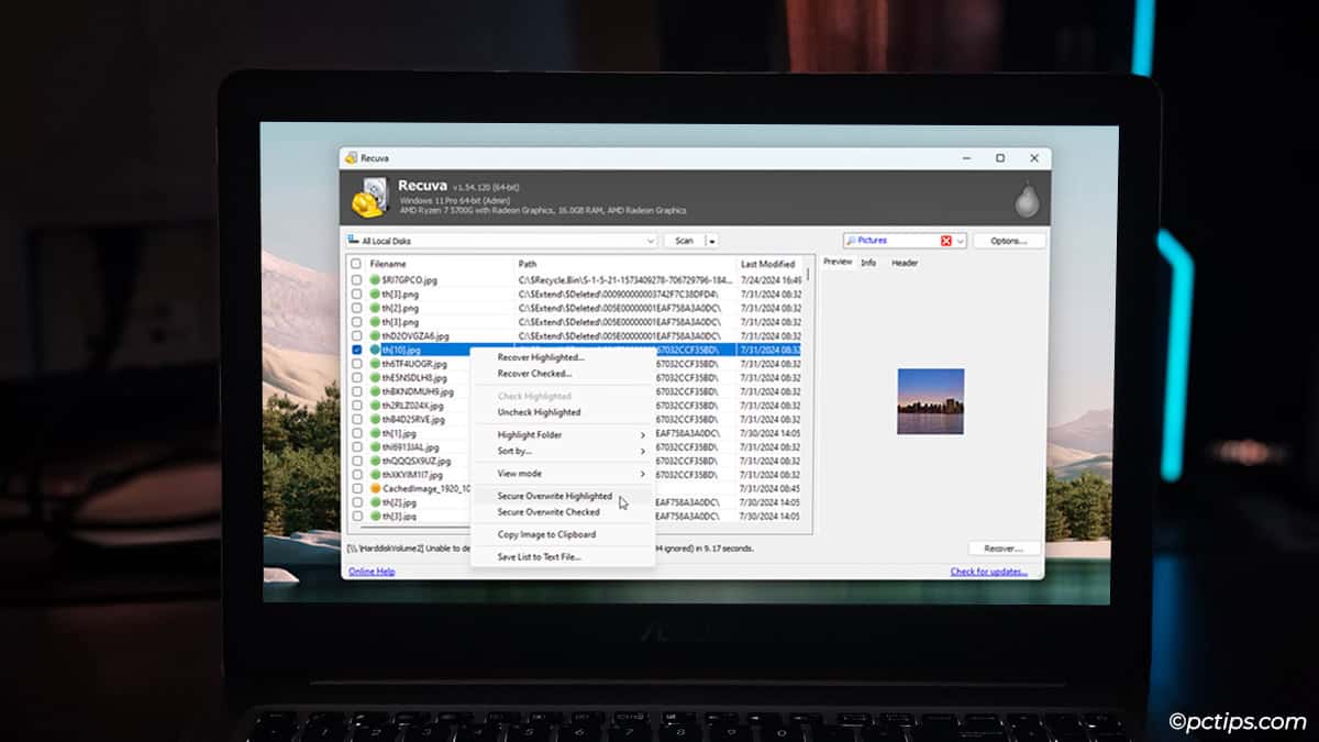 Recover Lost Files In Seconds With Recuva