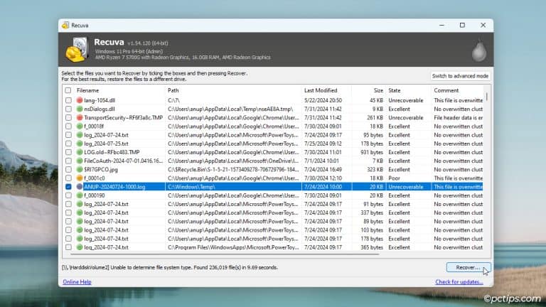 Recover Lost Files In Seconds With Recuva