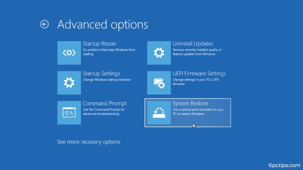 How to Restore Windows Back to An Earlier Time with System Restore