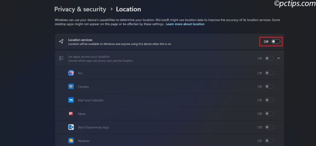 How to Stop Windows 11 from Tracking Your Location